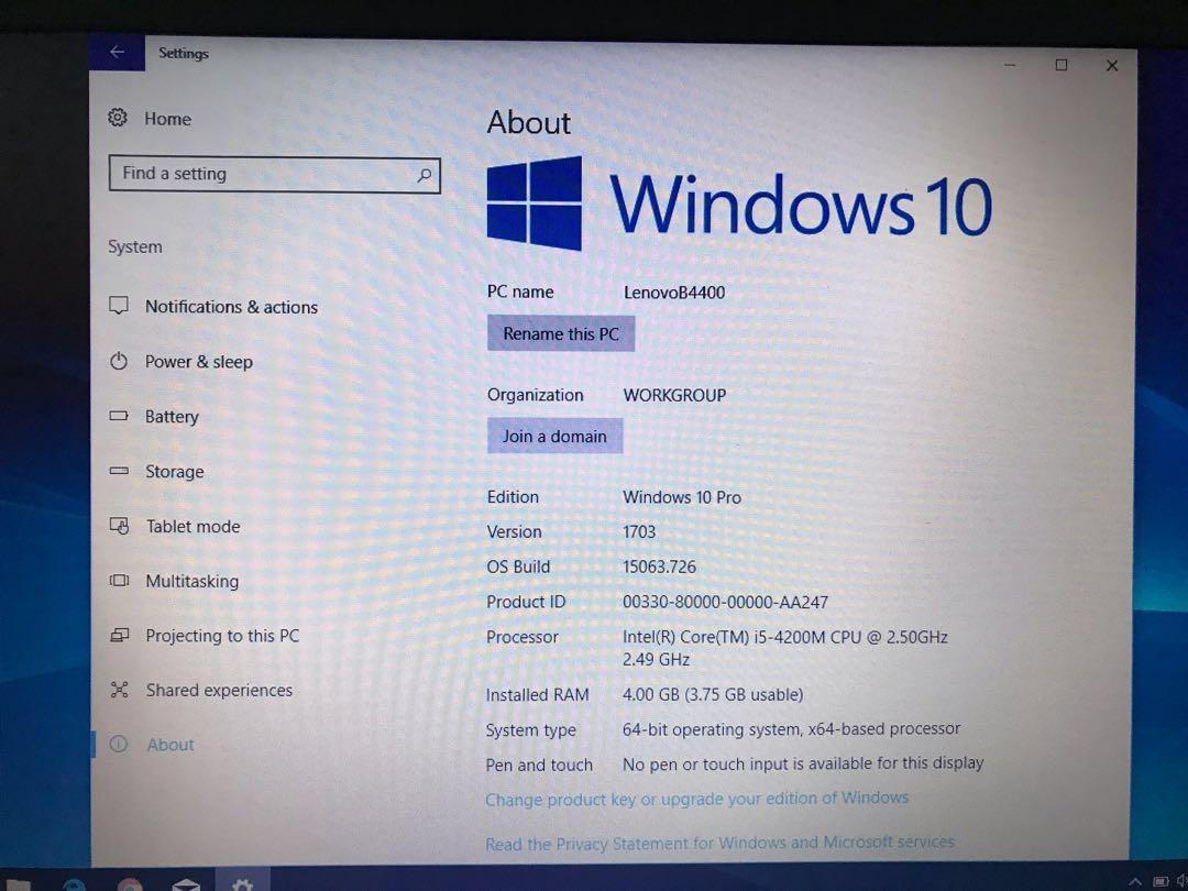 Lenovo B4400, Computers & Tech, Parts & Accessories, Computer Parts on ...
