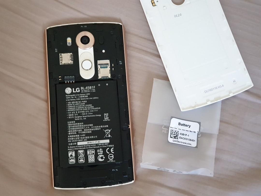 LG V10 H962 Dual Sim 64GB LTE (White with Rose Gold), Mobile Phones ...