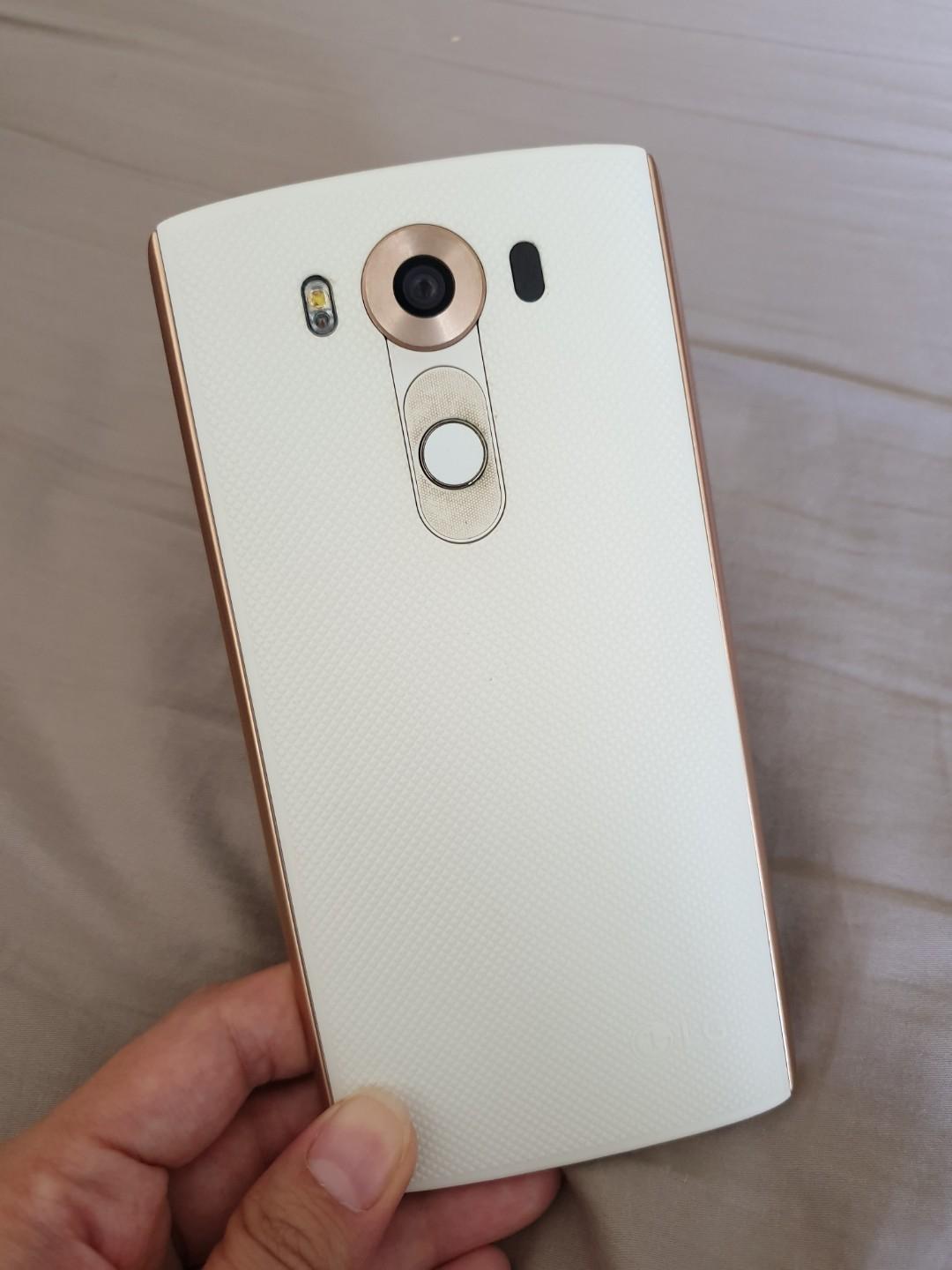 LG V10 H962 Dual Sim 64GB LTE (White with Rose Gold), Mobile Phones ...