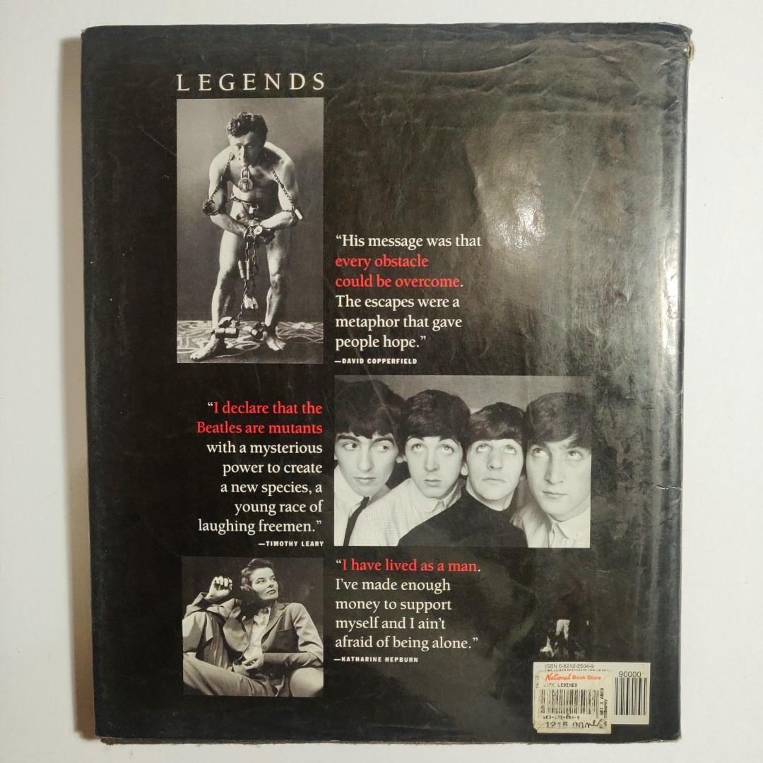 Life Legends Coffee table book from Life magazine, Hobbies & Toys ...
