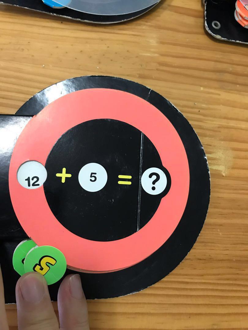 Math Gear, board game, addition, subtraction, multiplication, division ...