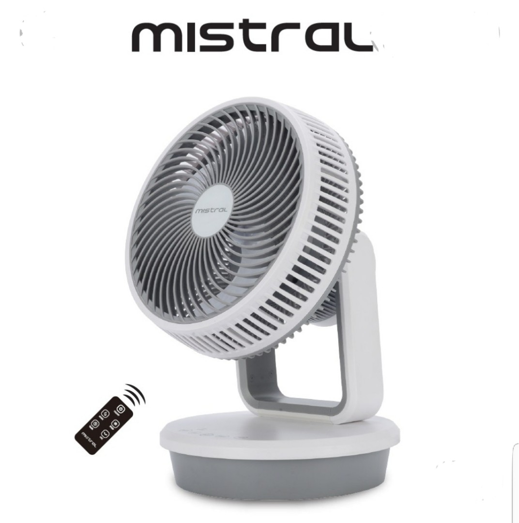 Mistral MHV1000R 10" Remote High Velocity Table Fan, Furniture & Home ...