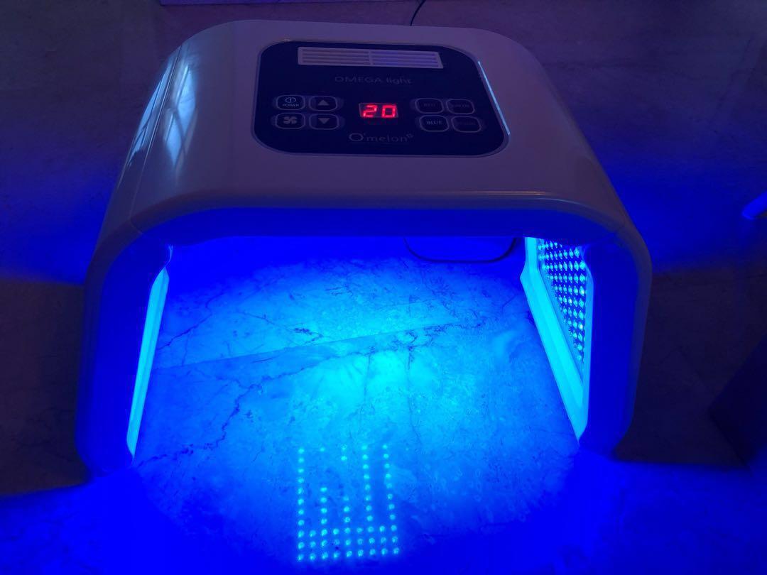 OMEGA LED Light Therapy contains 4 different colored LED therapy lights ...