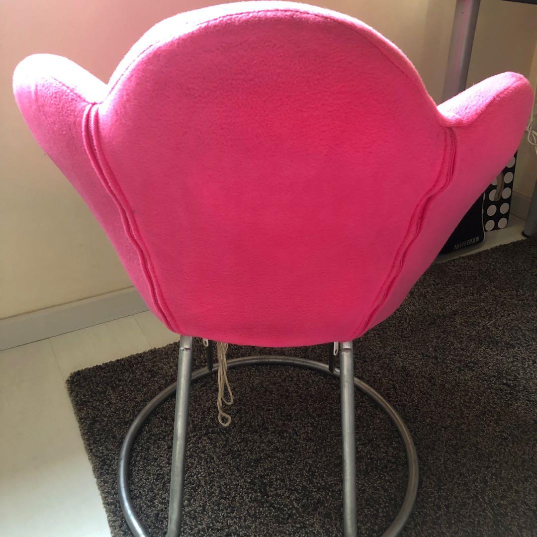 Pink flower shaped chair, Furniture & Home Living, Furniture, Chairs on ...