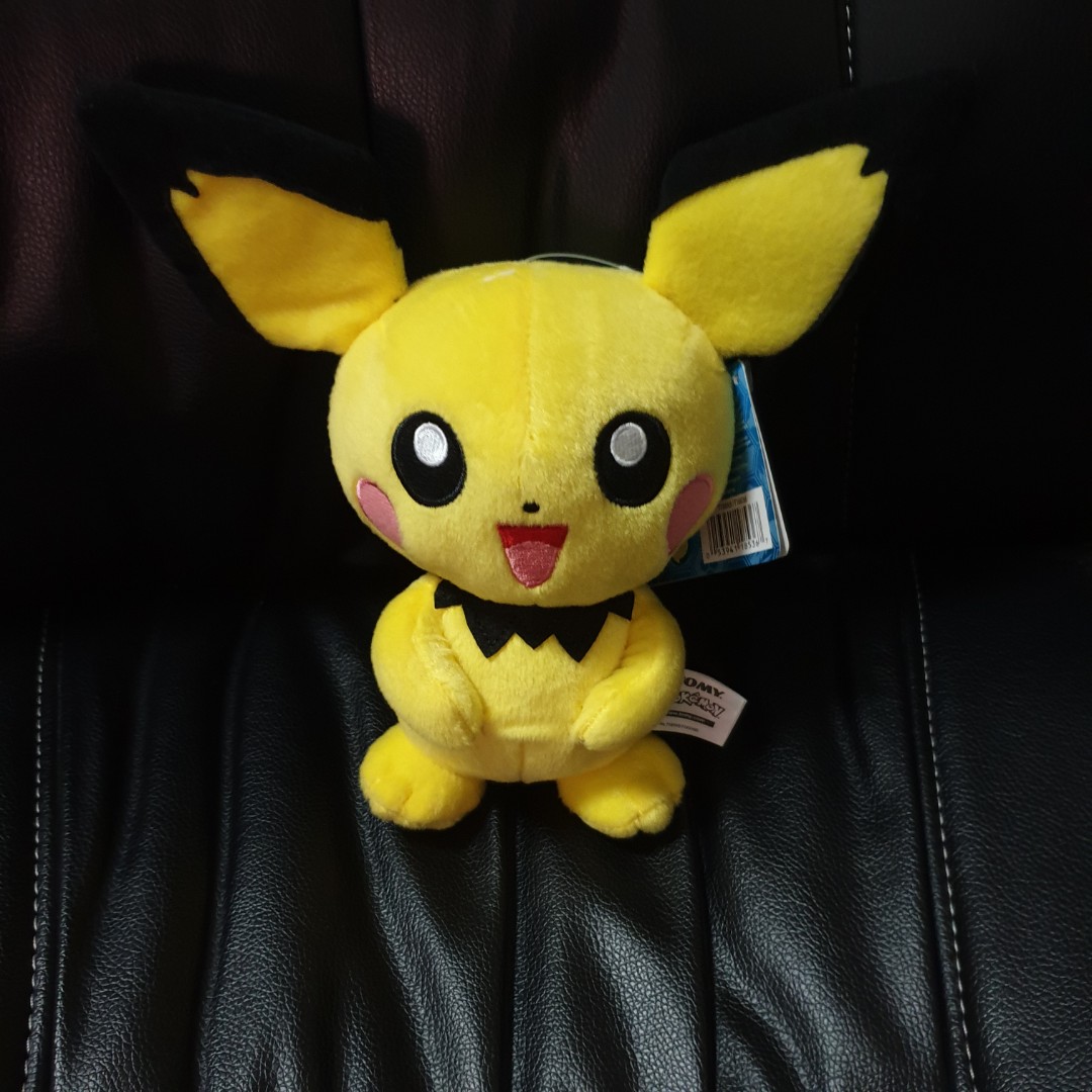 Pokemon Pichu plush soft toy, Hobbies & Toys, Toys & Games on Carousell