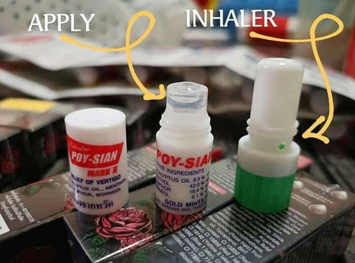 Poy-Sian 2in1 Inhaler, Beauty & Personal Care, Fragrance & Deodorants ...