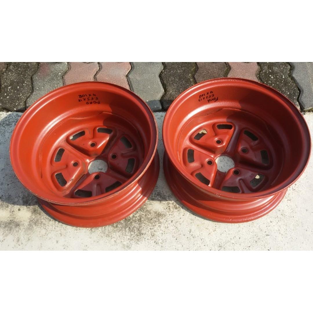 Rostyle Steel Rim for Classic Ford, Auto Accessories on Carousell