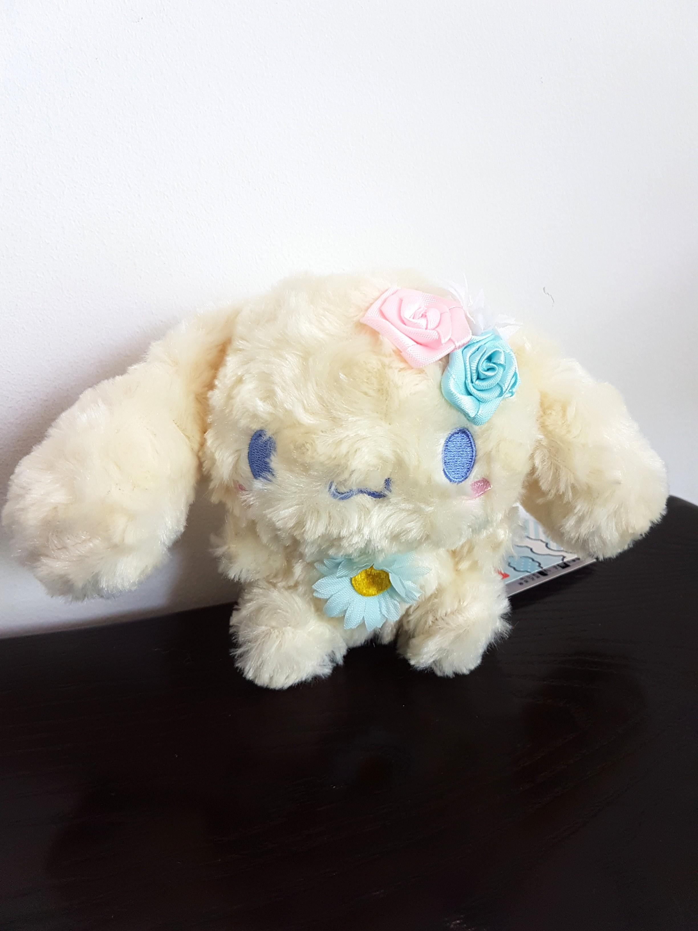 Sanrio License Cinnamoroll Pink, White, amd Yellow Arcade Plushies with ...