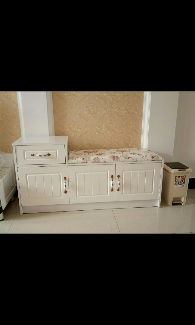 Shoe rack sofa cabinet, Furniture & Home Living, Furniture, Shelves ...