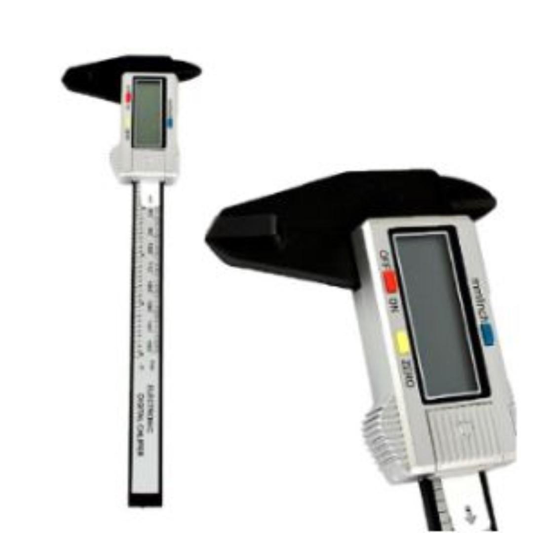 Silver and black digital vernier caliper automatic electronic vernier ...