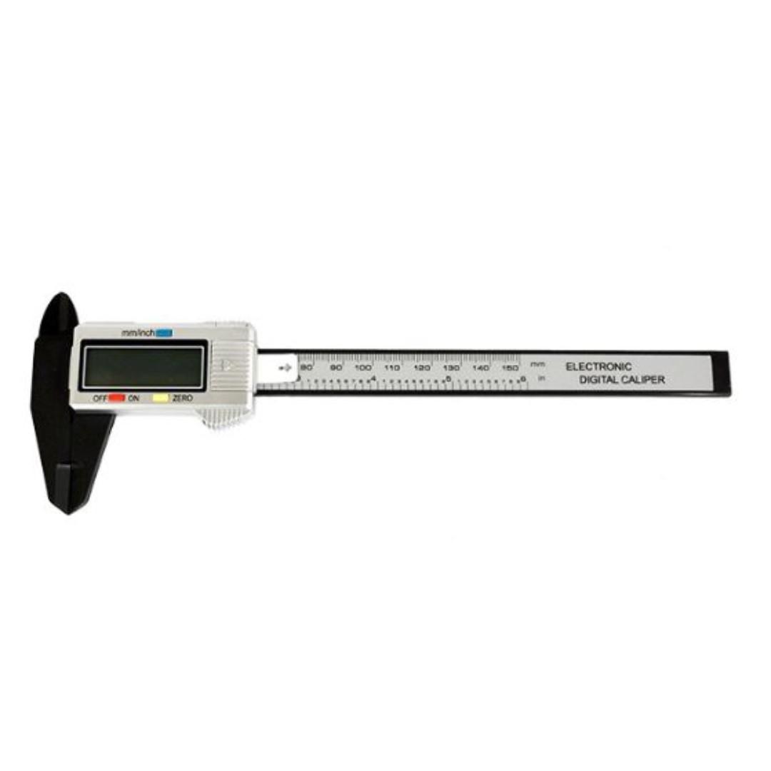 Silver and black digital vernier caliper automatic electronic vernier ...