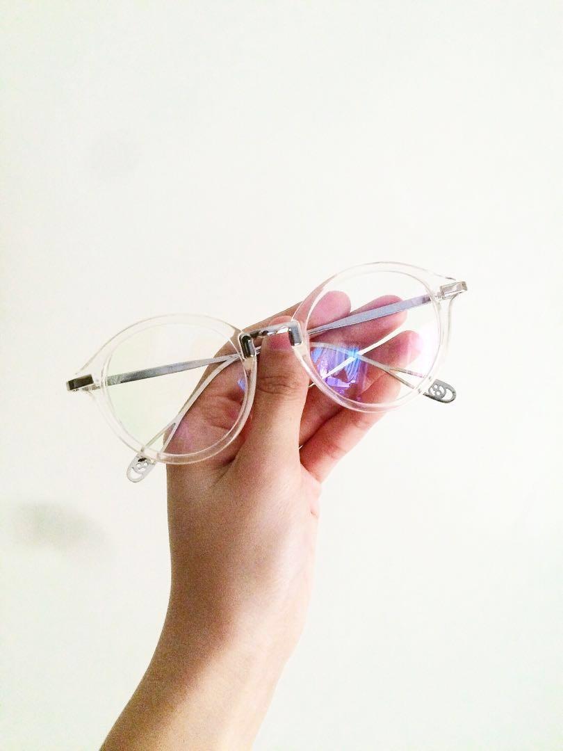Transparent specs, Women's Fashion, Watches & Accessories, Sunglasses ...