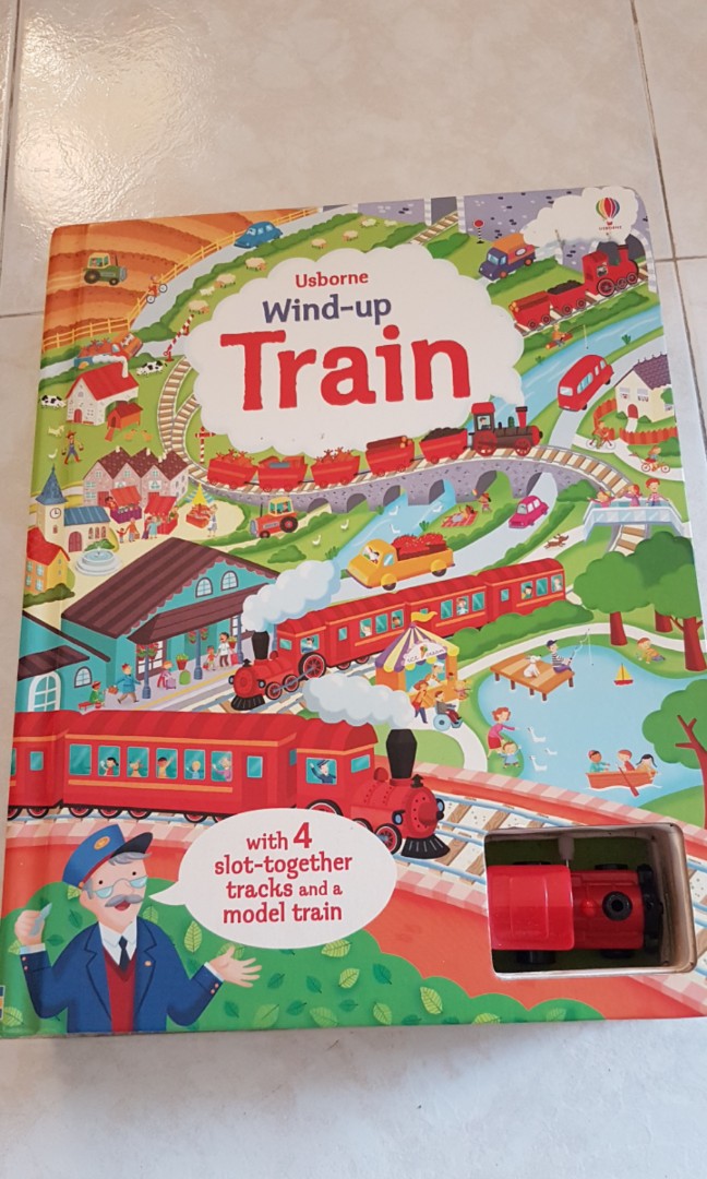 USBORNE: Wind-up Train, Hobbies & Toys, Books & Magazines, Children's ...