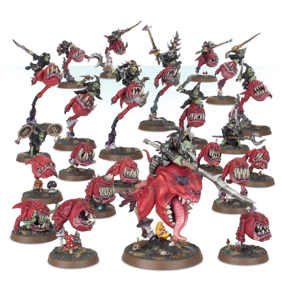 Warhammer AoS Looncurse Gloomspite Gitz half set, Hobbies & Toys, Toys ...