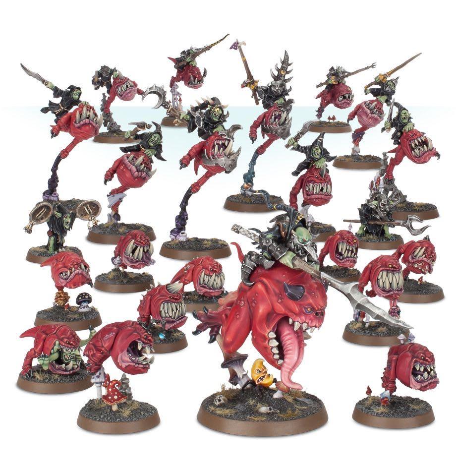 Warhammer AoS Looncurse Gloomspite Gitz half set, Hobbies & Toys, Toys ...