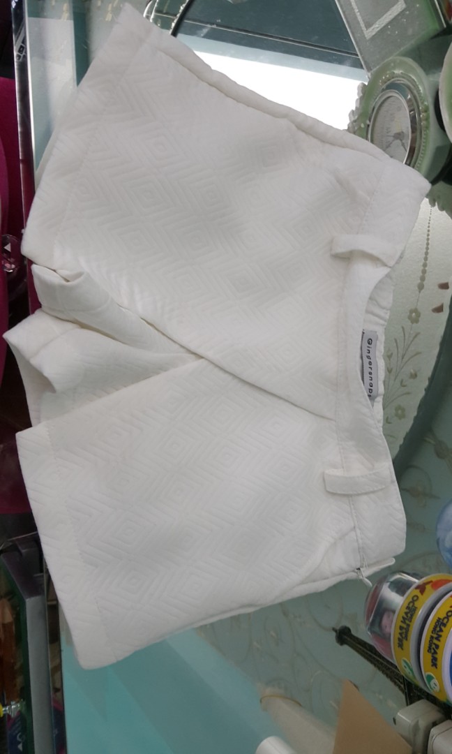 Gingersnap White Palda-Shorts for Girls, Babies & Kids, Babies & Kids ...