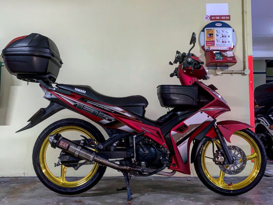 Yamaha Spark 135, Motorcycles, Motorcycles for Sale, Class 2B on Carousell