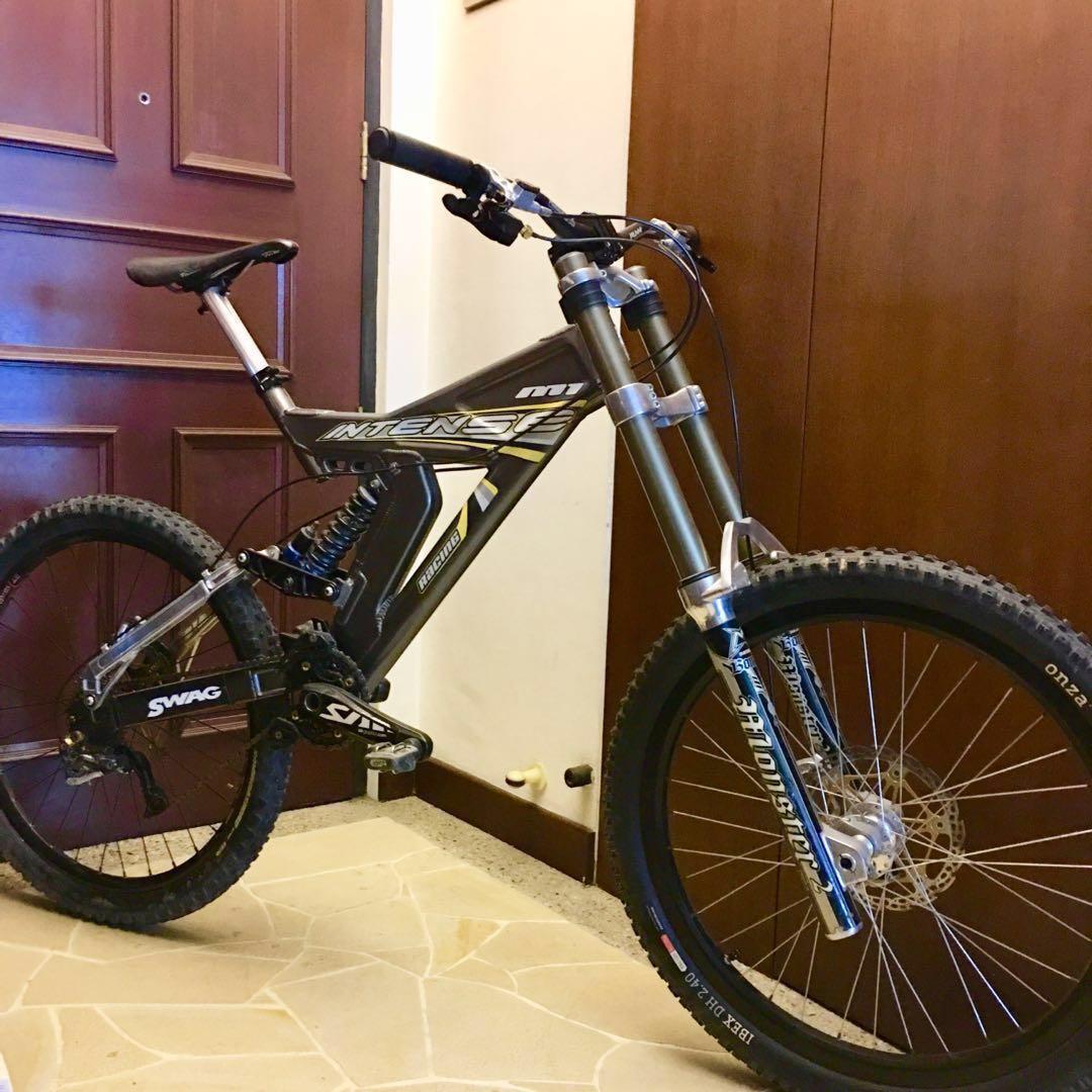 1990s Intense M1 SL neo retro with parts bundle, Sports Equipment ...