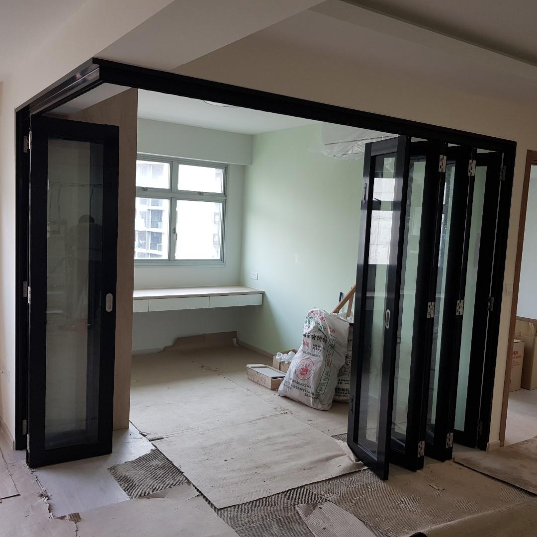 Aluminium Collapsible Door L - Shape, Furniture & Home Living ...