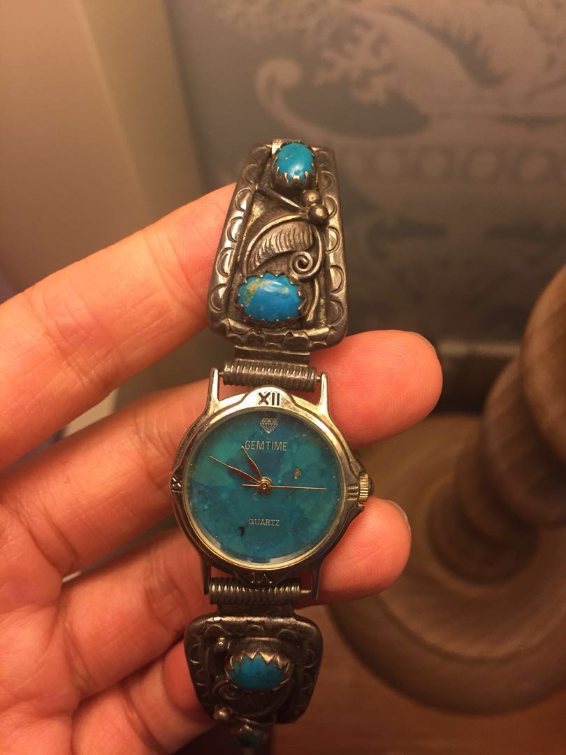 Antique turquoise watch, Women's Fashion, Watches & Accessories ...