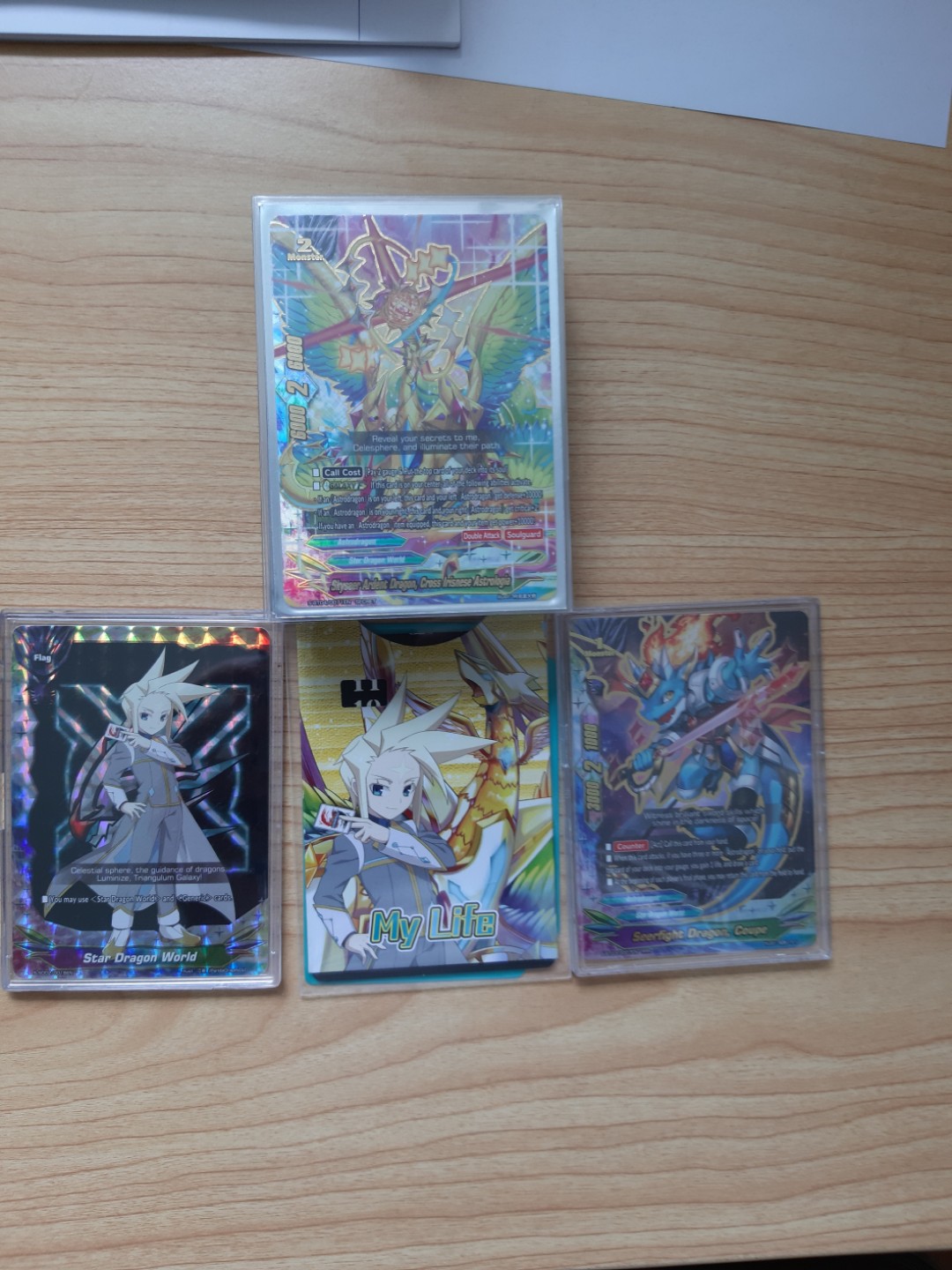 Buddyfight Astrodragon deck with spares, Hobbies & Toys, Toys & Games ...