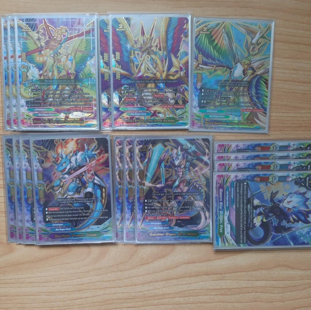 Buddyfight Astrodragon deck with spares, Hobbies & Toys, Toys & Games ...