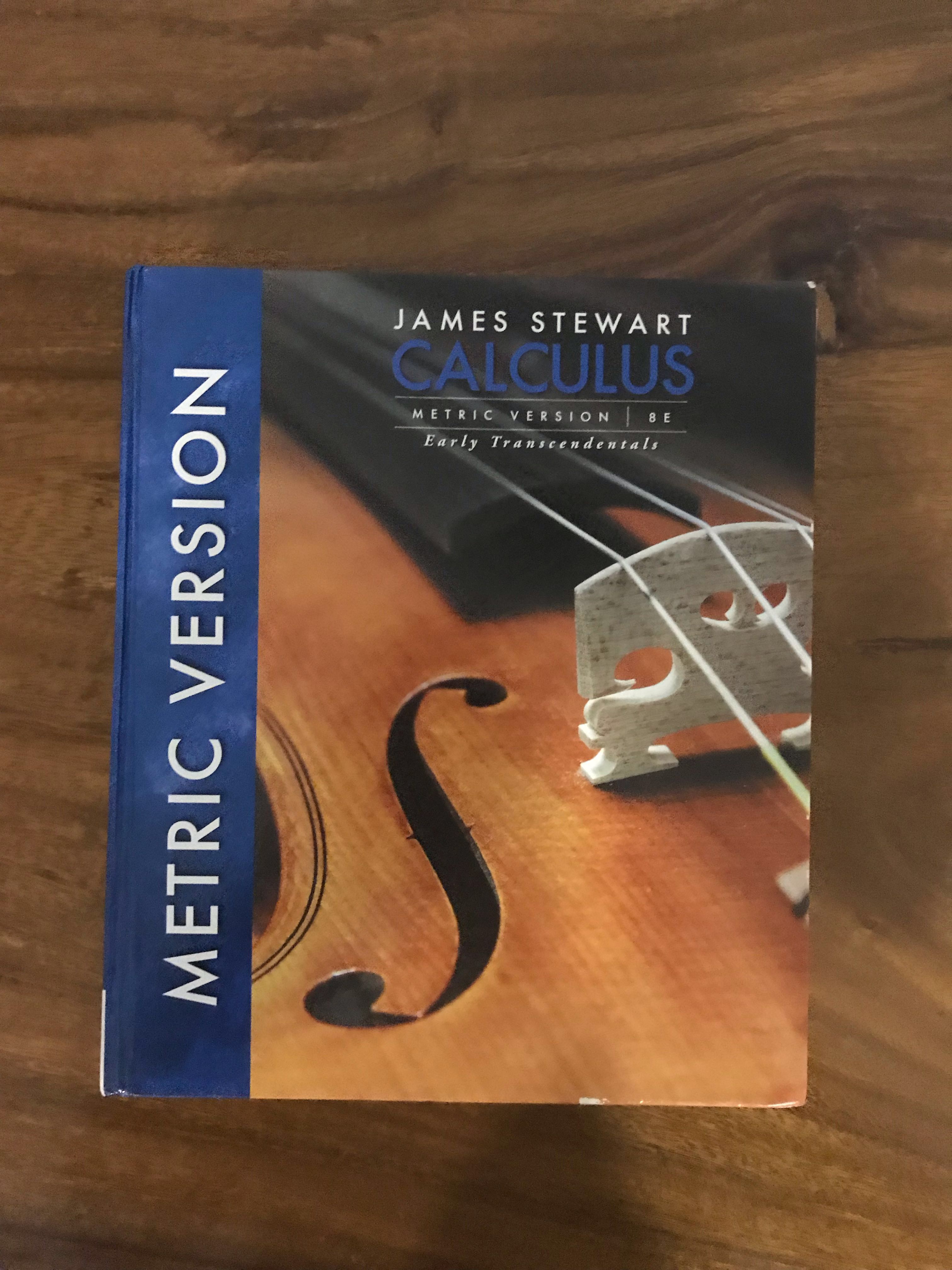 Calculus : early transcendentals, 8th edition, Hobbies & Toys, Books ...