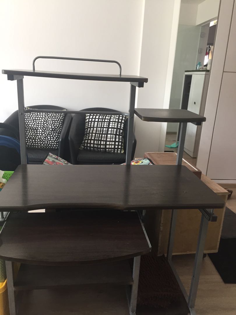 Computer study table, Furniture & Home Living, Furniture, Tables & Sets ...