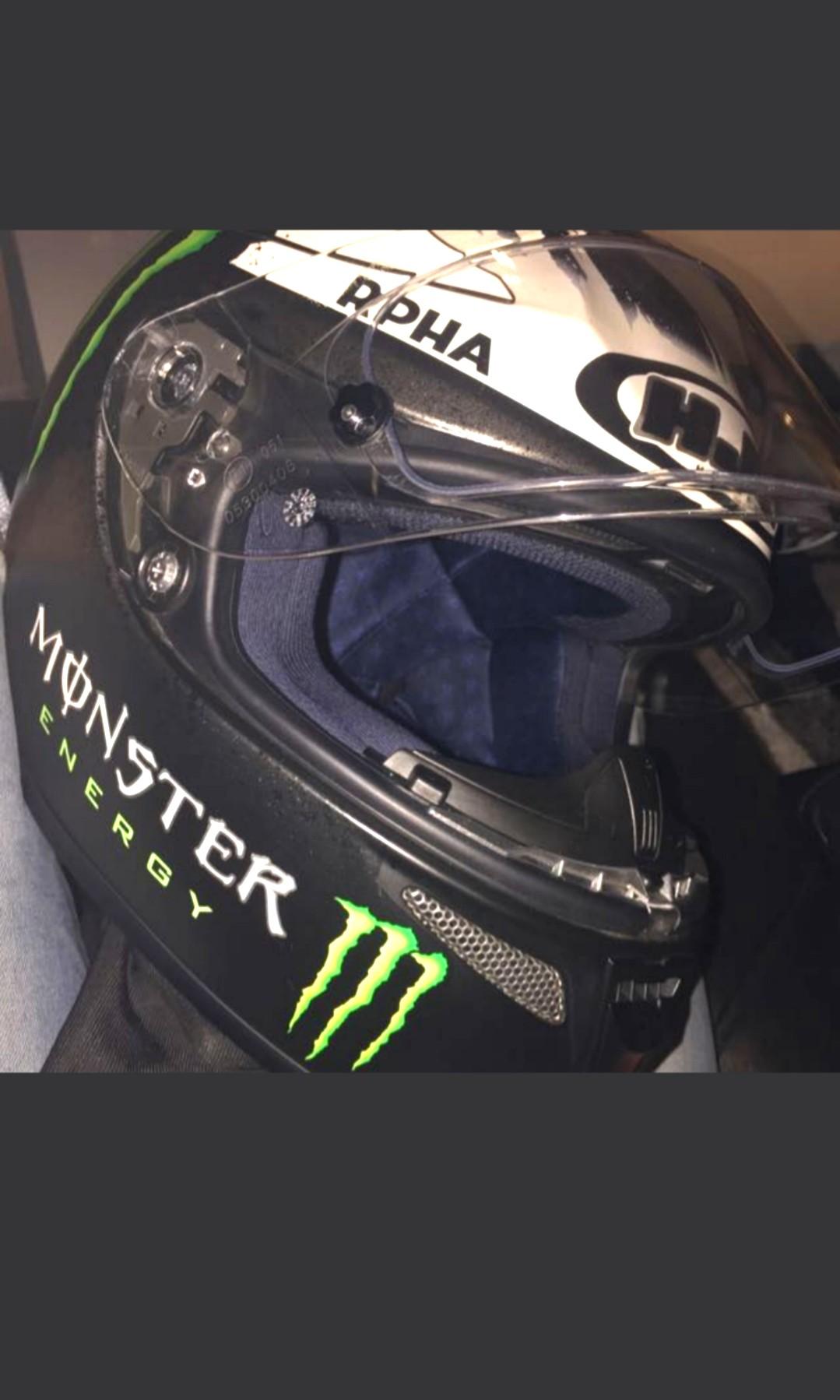 HJC RPHA 10 Plus (Lorenzo) Size M, Motorcycles, Motorcycle Apparel on ...