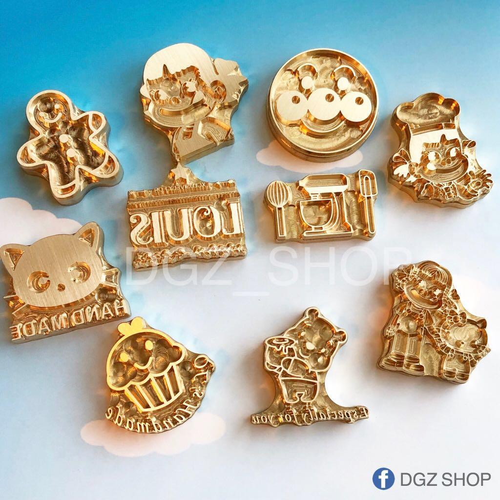 Hot Stamp Tool for printing on cakes, pancakes, wood, leather, Design ...