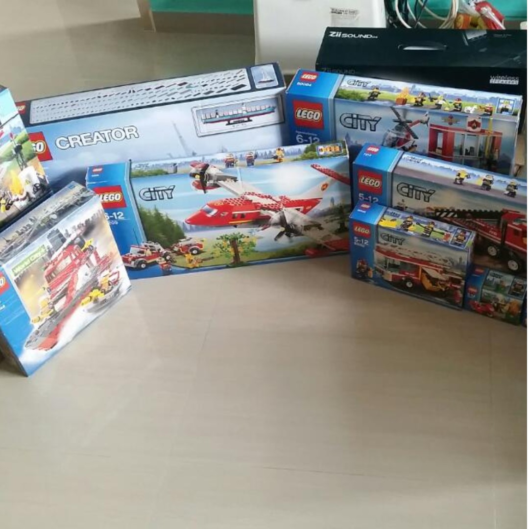 Lego Fire Fighter Theme, Hobbies & Toys, Toys & Games on Carousell