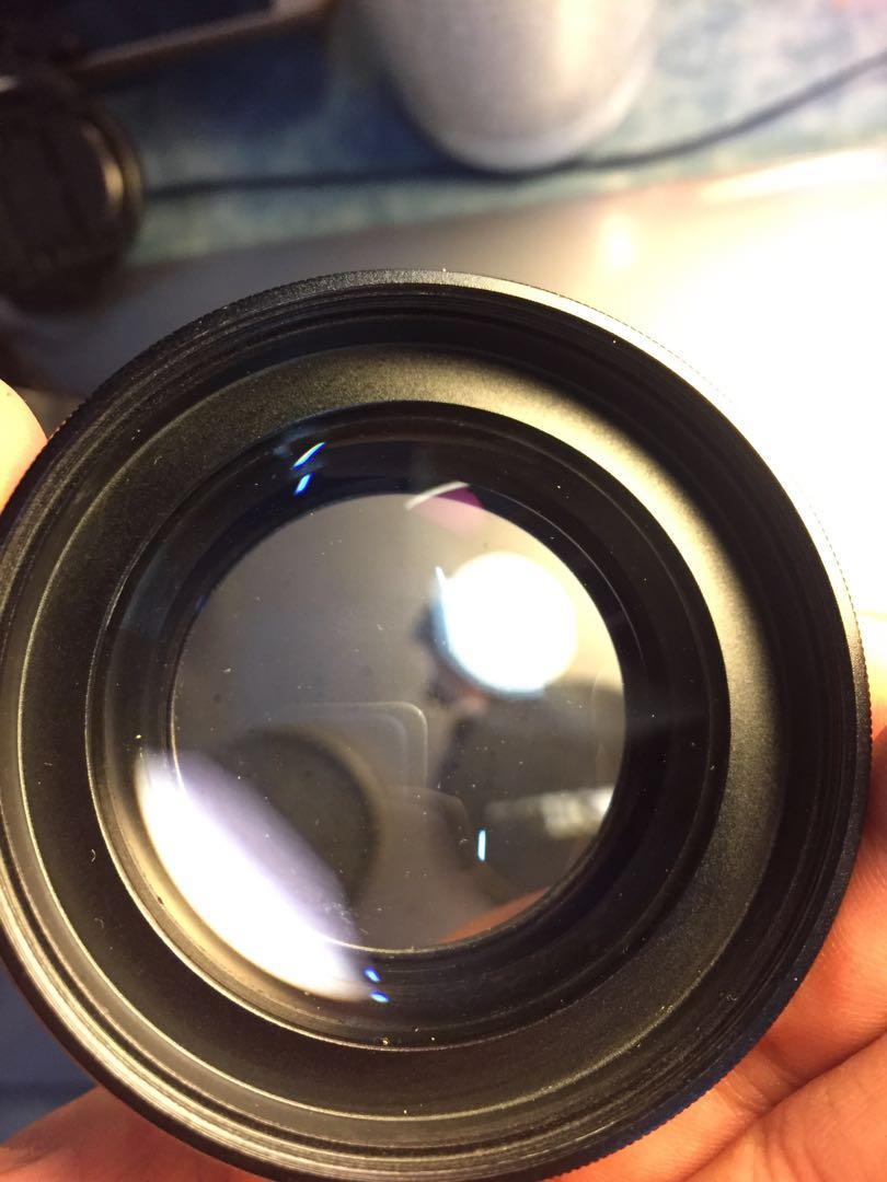 Lens/lensa macro 52mm professional HD DSLR MC AF 0.45X wide angle W ...