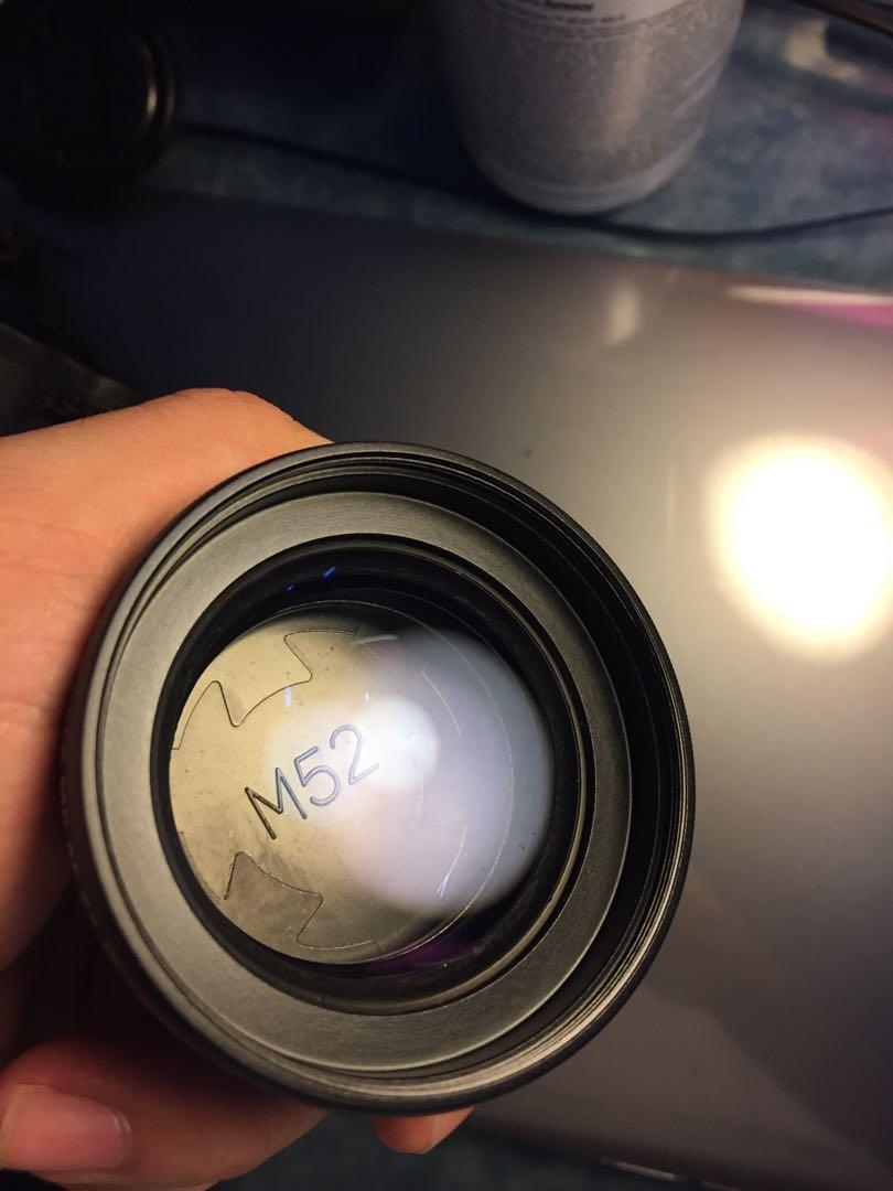 Lens/lensa macro 52mm professional HD DSLR MC AF 0.45X wide angle W ...