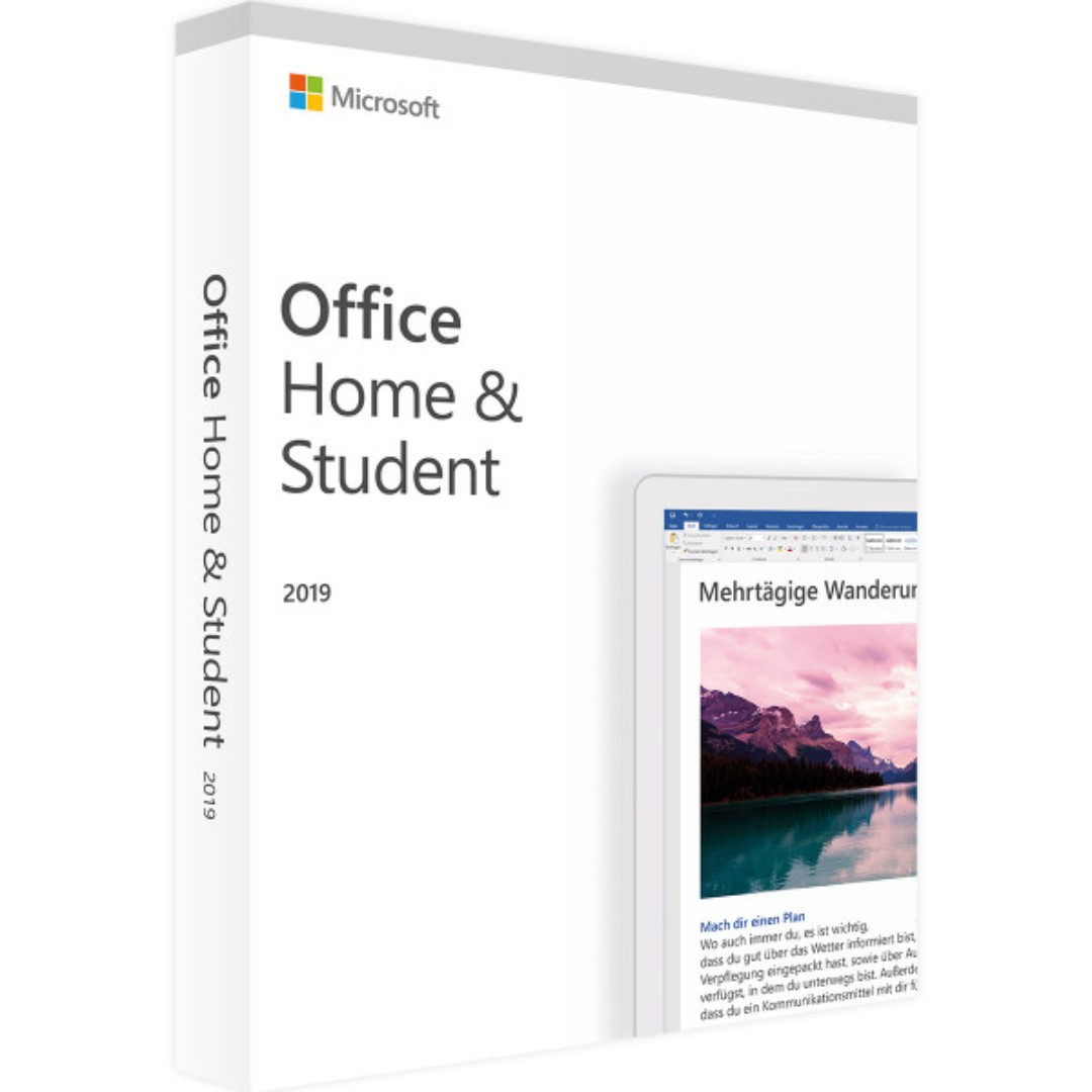 Microsoft Office 2019 Home & Student for Windows, Mobile Phones ...