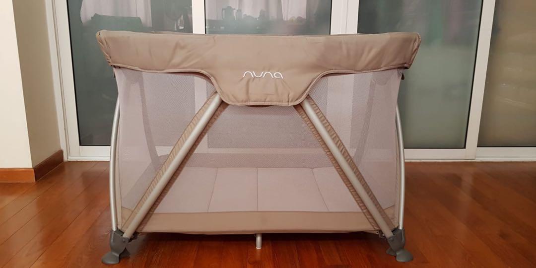 Nuna Sena Mini Travel Cot Safari, Babies & Kids, Baby Nursery & Kids ...