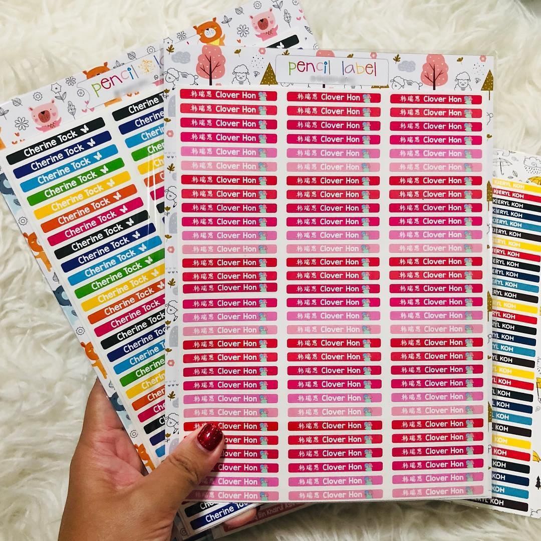 Personalised Name Labels, Everything Else on Carousell