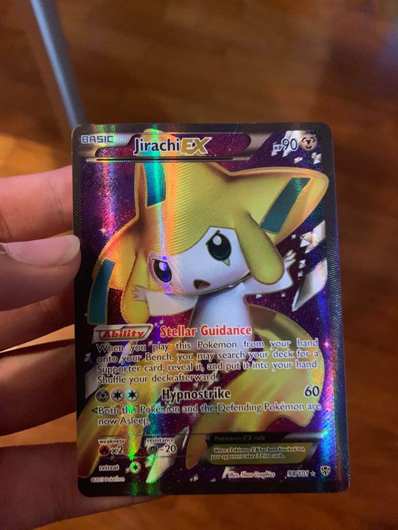 Pokemon Card Jirachi Ex, Hobbies & Toys, Toys & Games on Carousell