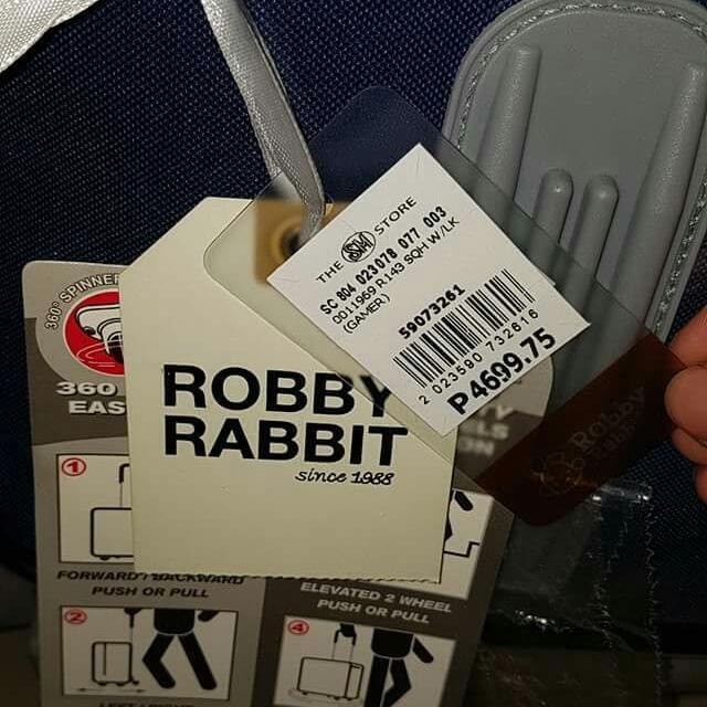 Robby Rabbit Trolley Bag, Babies & Kids, Going Out, Diaper Bags ...