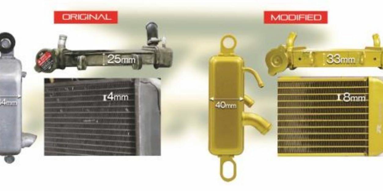 SNIPER150 RADIATOR, Motorcycles, Motorcycle Accessories on Carousell