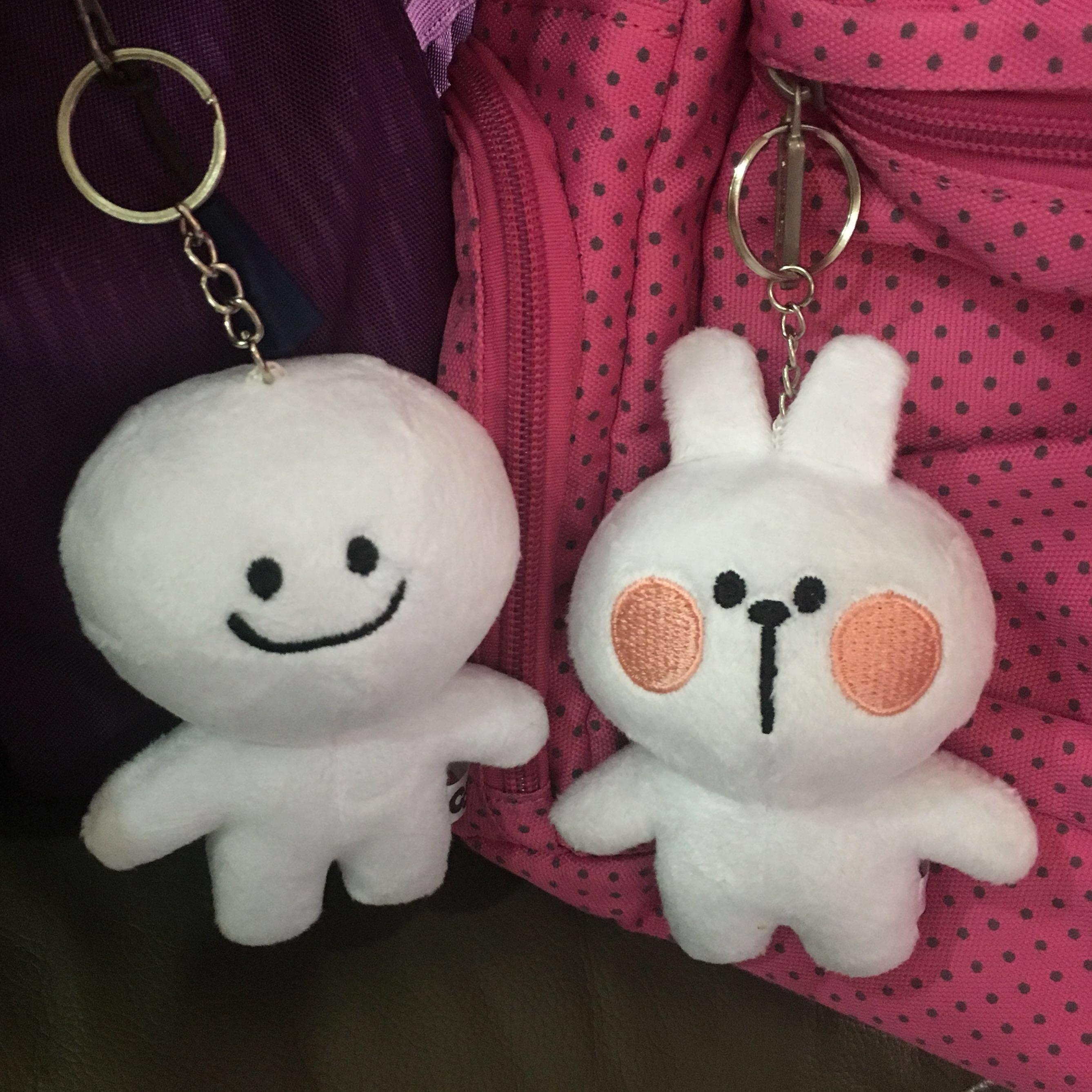 Spoiled Rabbit Smile Person Plushie Soft Toys Dolls Telegram Line ...