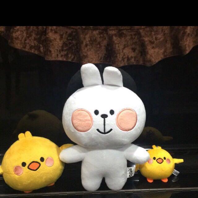 Spoiled Rabbit Smile Person Plushie Soft Toys Dolls Telegram Line ...