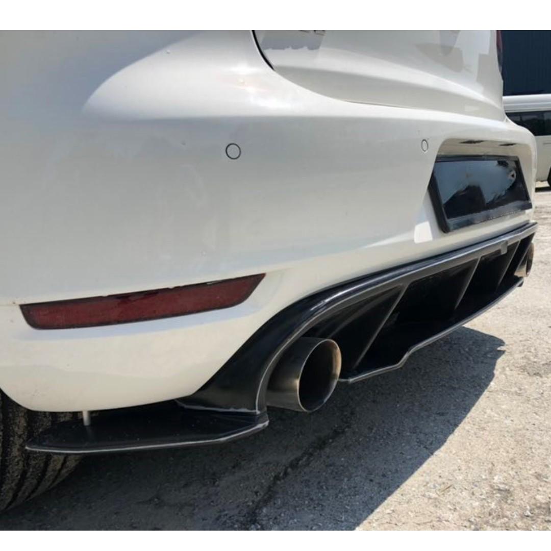 VW MK6 REVOZPORT REAR DIFFUSER, Auto Accessories on Carousell