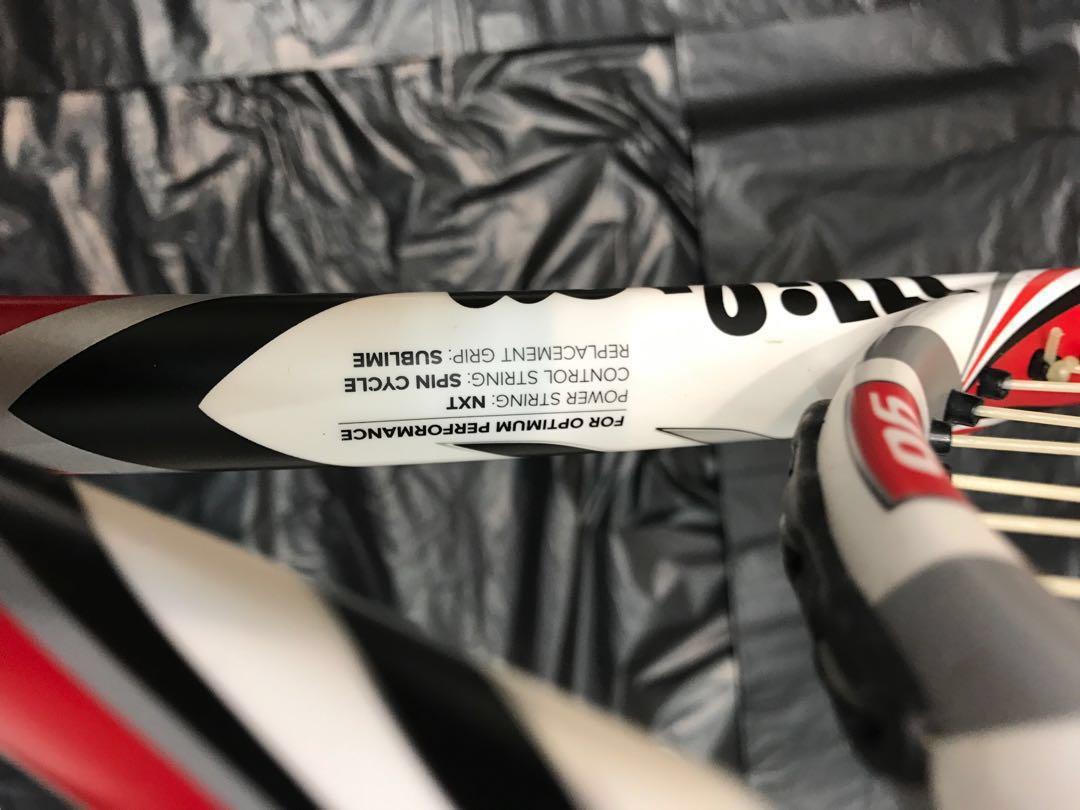 Wilson Steam 96 Tennis Racket, Sports Equipment, Sports & Games, Racket ...