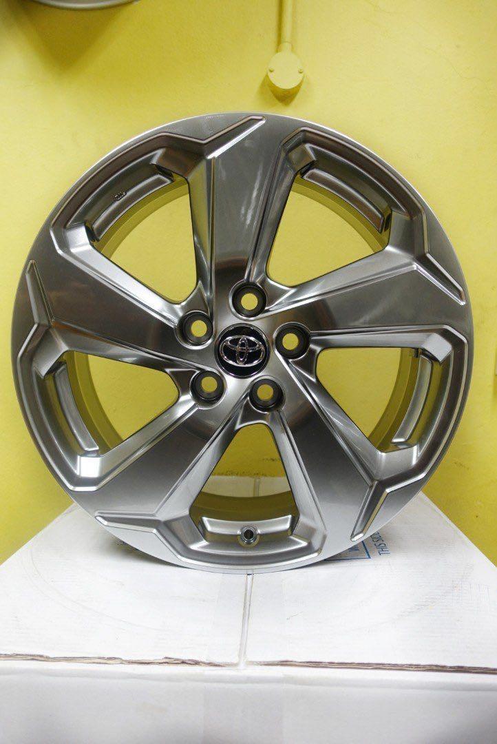 18" Original Toyota RAV4 Rims, Car Accessories, Tyres & Rims on Carousell