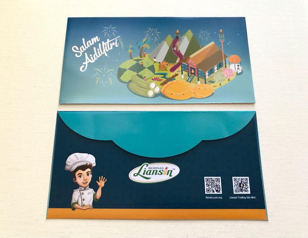 2pcs Bernas Liansin 2018 raya packet / sampul raya sdr, Hobbies & Toys ...