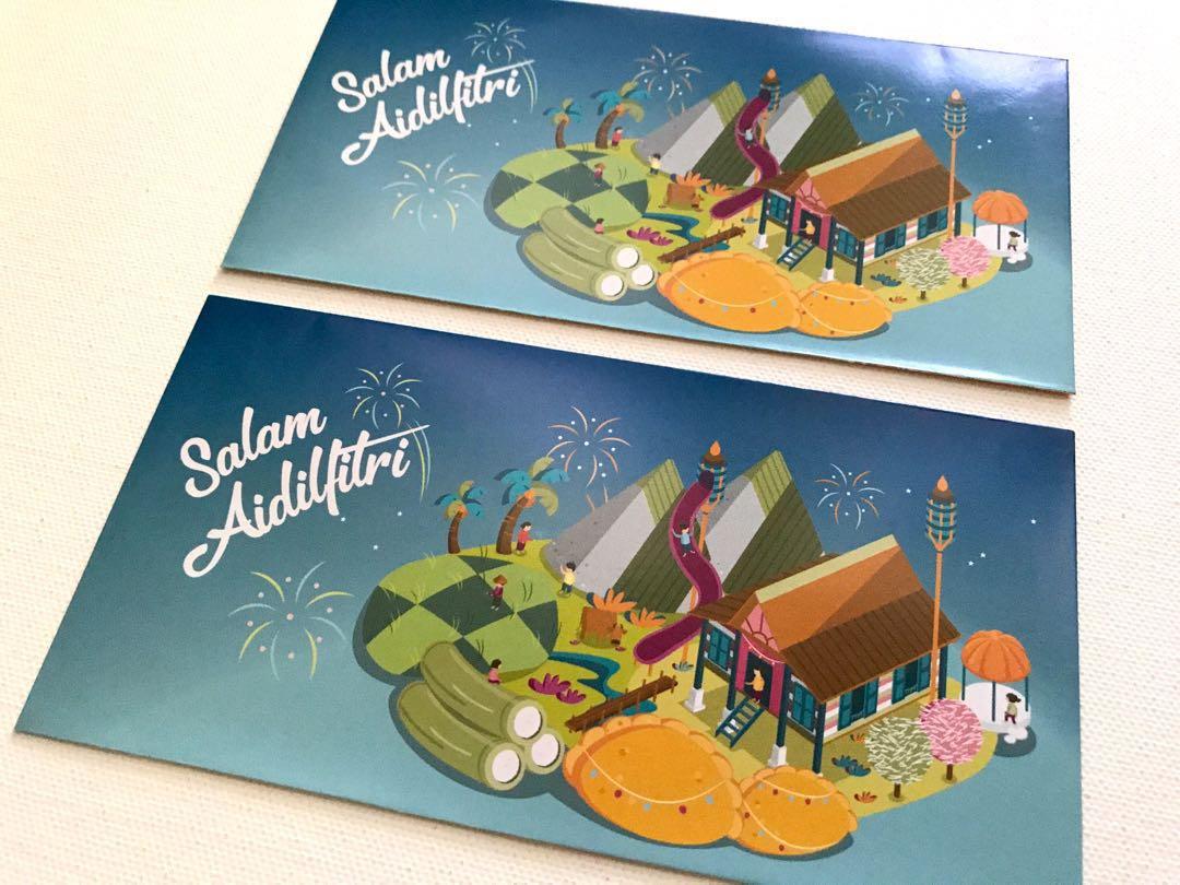 2pcs Bernas Liansin 2018 raya packet / sampul raya sdr, Hobbies & Toys ...