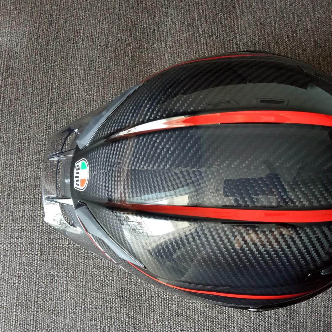 AGV Pista GPR spoiler, Motorcycles, Motorcycle Apparel on Carousell