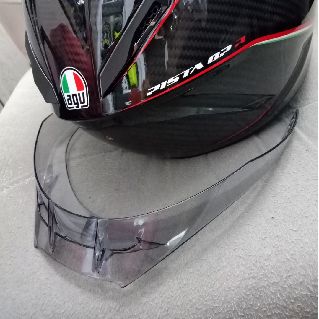 AGV Pista GPR spoiler, Motorcycles, Motorcycle Apparel on Carousell