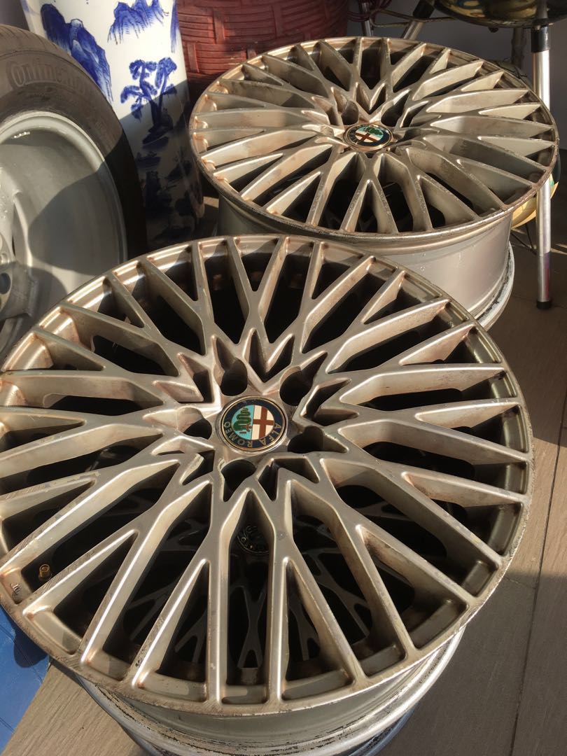 Alfa Romeo Brera Original Rims, Car Accessories, Tyres & Rims on Carousell