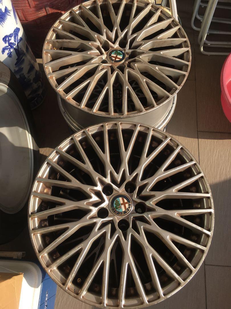 Alfa Romeo Brera Original Rims, Car Accessories, Tyres & Rims on Carousell